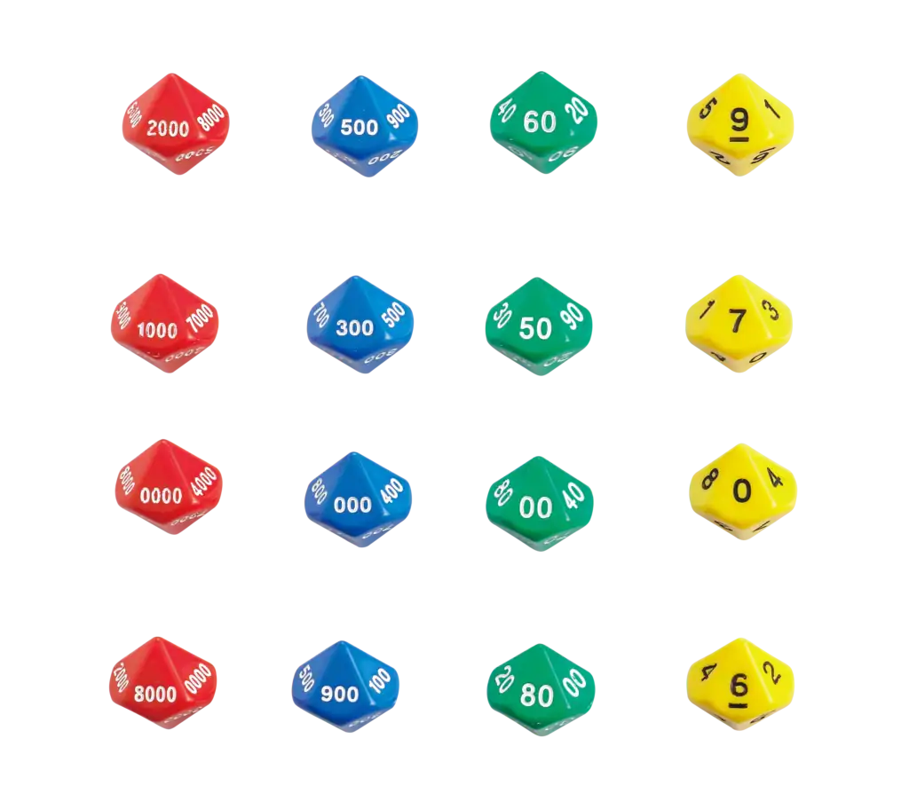 Jumbo Place Value Dice Set | Buy Online at GTCKSA | Mathematics