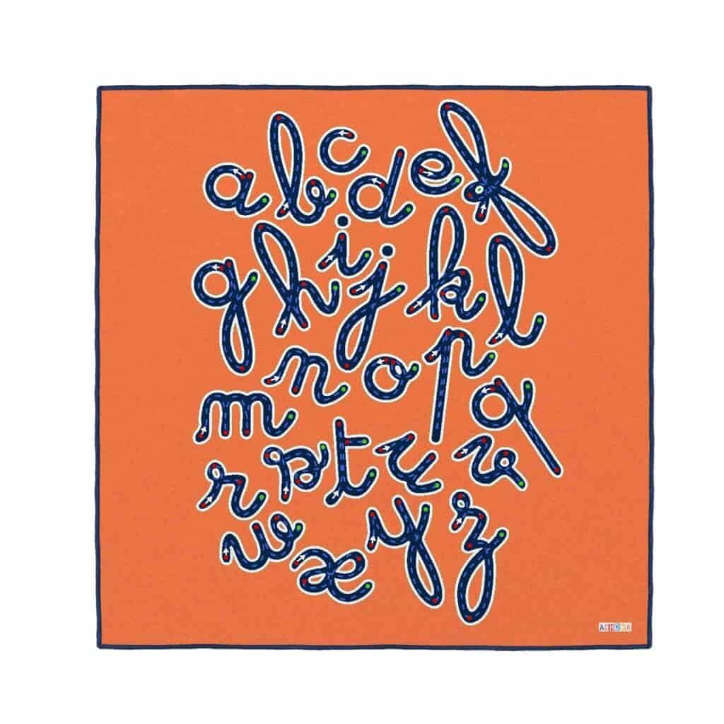 Giant Mat Lowercase Letters 200×200cm | Rug KSA
