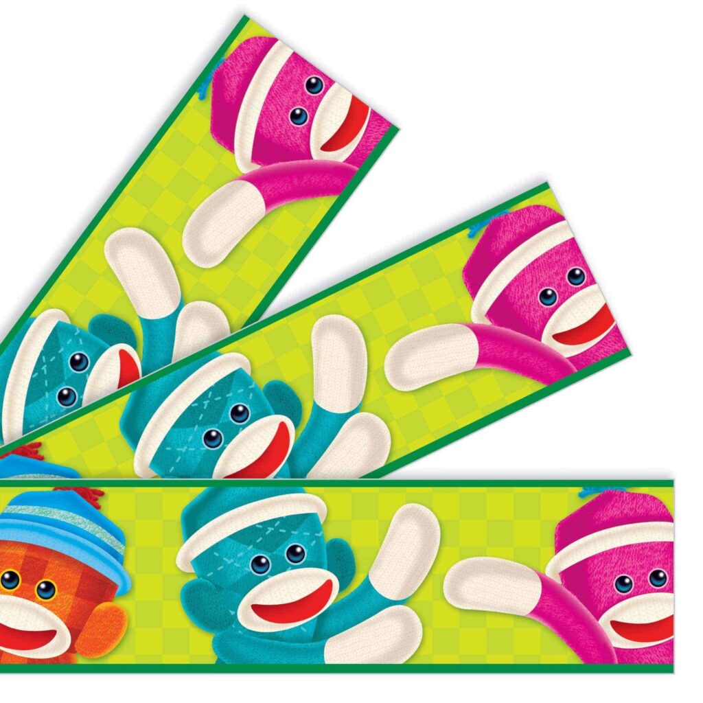 Sock Monkeys Bolder Borders | Buy School & Office Supplies Online | GTCKSA